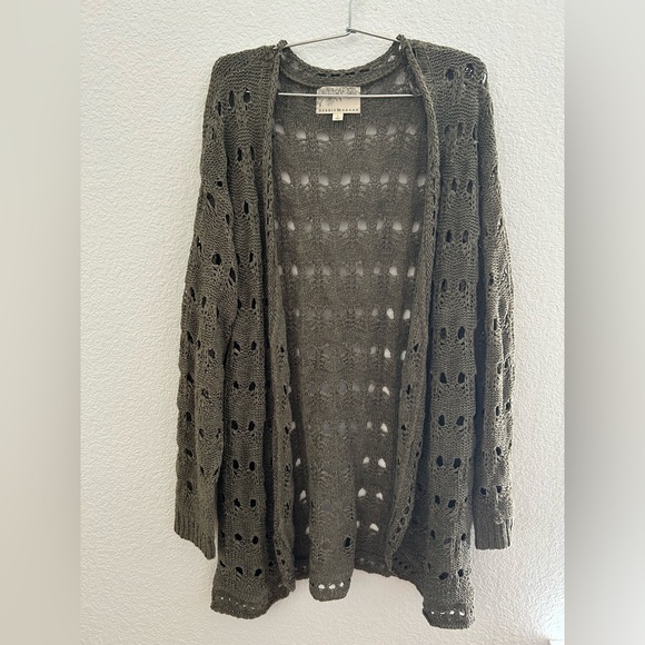 Debbie Morgan | Sweaters | Debbie Morgan Forest Green Knit Cardigan ...
